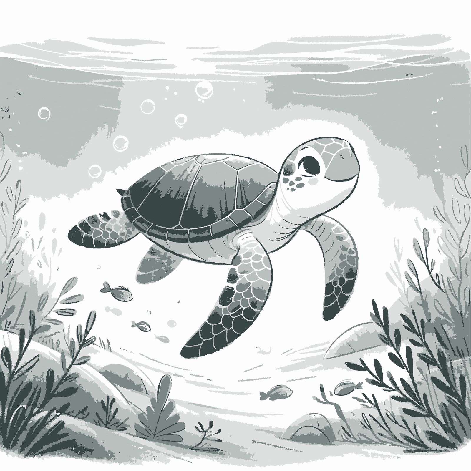 Sam The Sea Turtle & The Quest For A Friend
